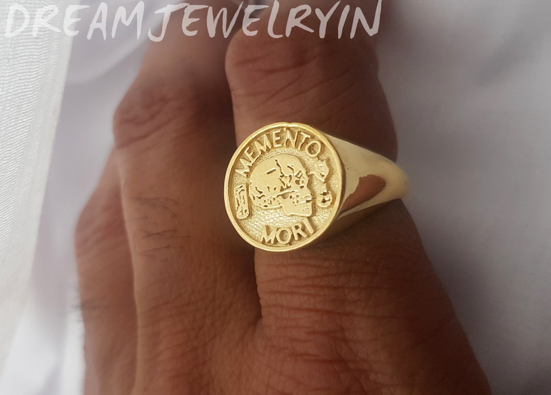 Memento Mori Ring, 925 Silver Memento Mori Ring, Memento Mori Jewelry ...