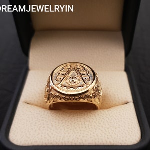 Past Master Mason Rings, 925 Silver Masonic Rings, Freemason Ring ...