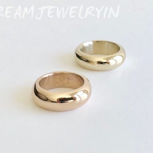 Power Ring, Wide Solid Sterling Silver Ring, Statement Jewelry, Bold ...