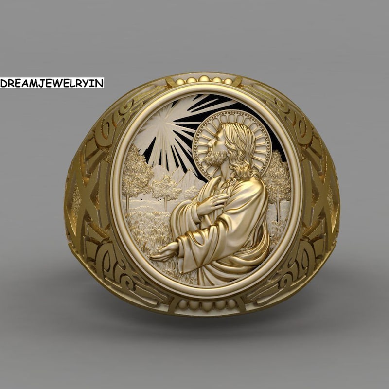 Jesus Ring - Etsy