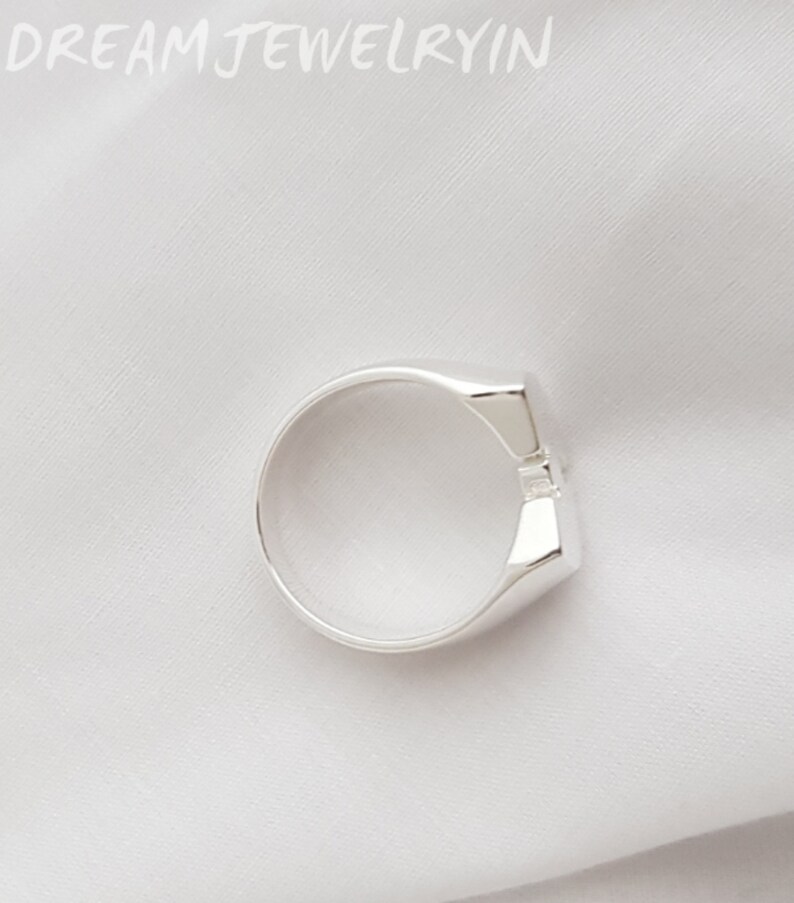 Solid Sterling Silver Ring Handmade Ring Wu Tang Ring Men - Etsy