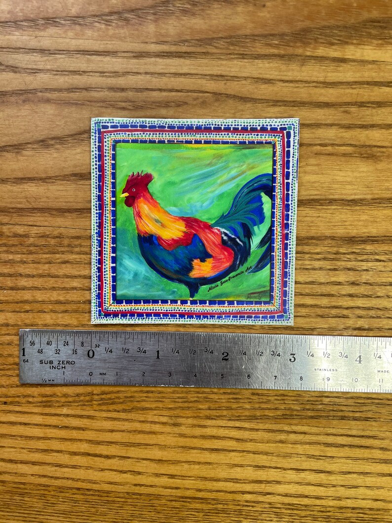 Vinyl Stickers Hen and Rooster Chickens - Etsy