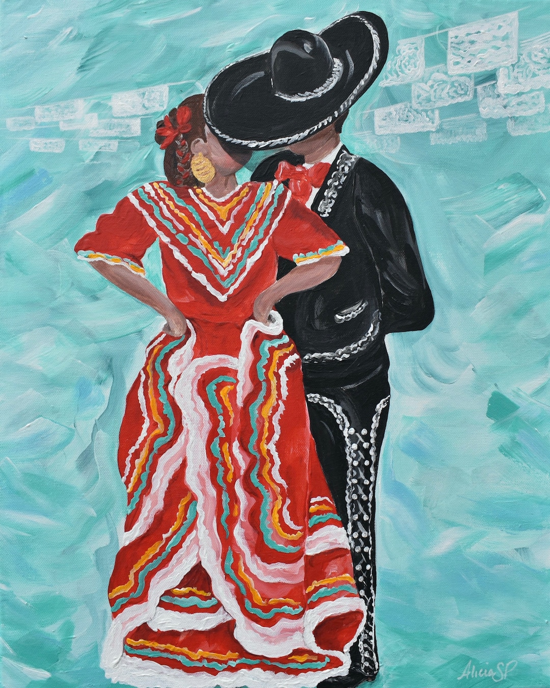 PRINT 8x10 Inch Ballet Folklorico Couple-la Boda - Etsy