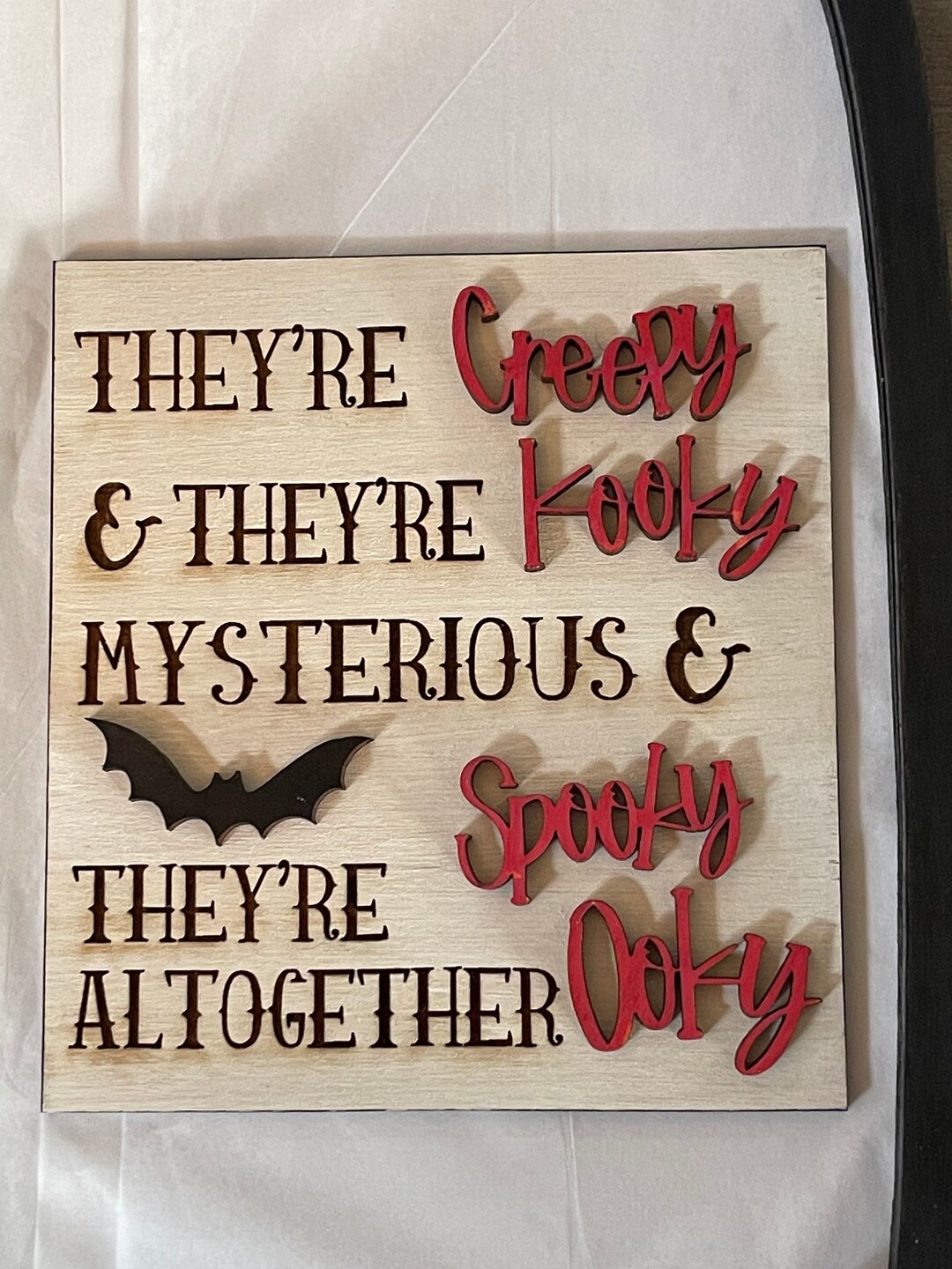 Addams Family Tiered Tray Decor: Creepy & Kooky Display - Etsy Australia