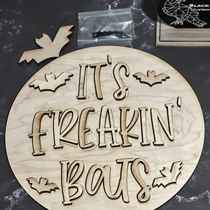 You Choose! It’s Freaking Bats Wooden Wall Hanging. - Etsy