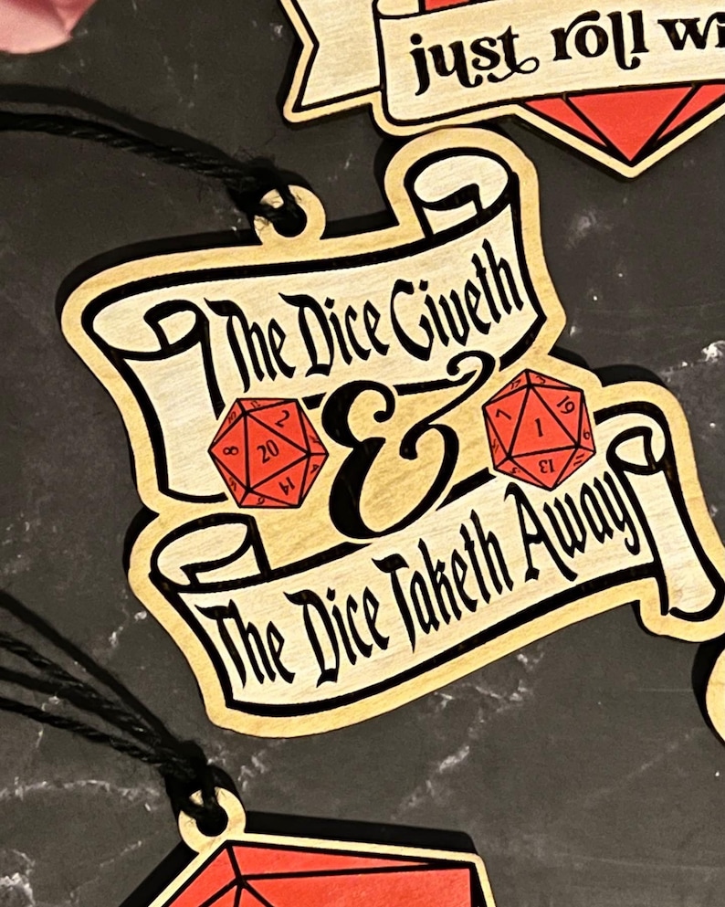 You Choose Dungeons and Dragons Tree Ornaments/car Ornaments - Etsy
