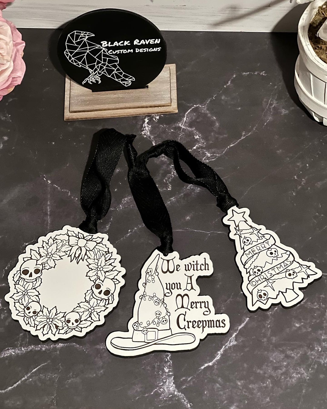 You Choose!!! Creepmas, Witchmas, Spooky Season Ornaments! - Etsy