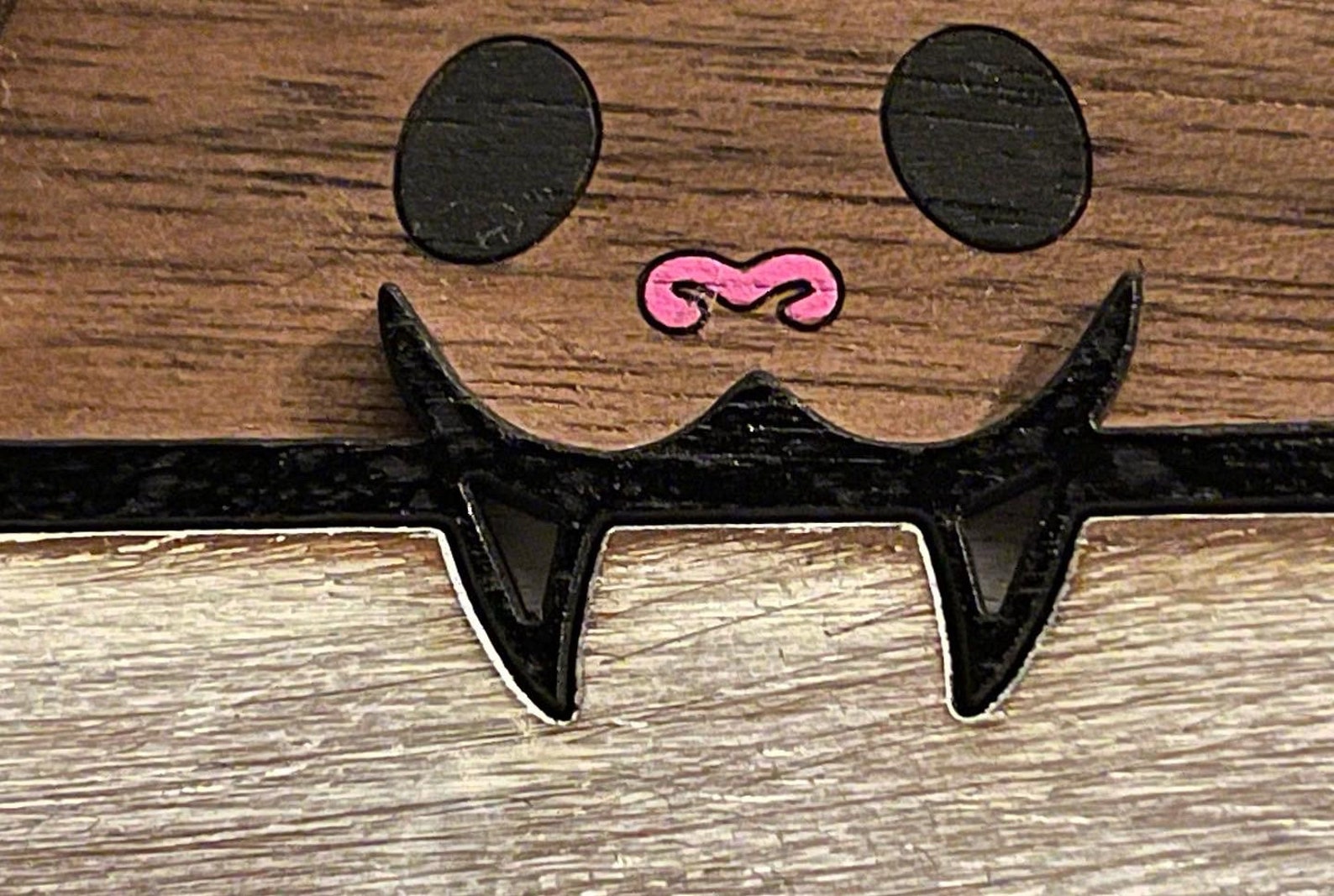 Im Batty for You Wooden Messenger Bat Decor Can Also Be - Etsy