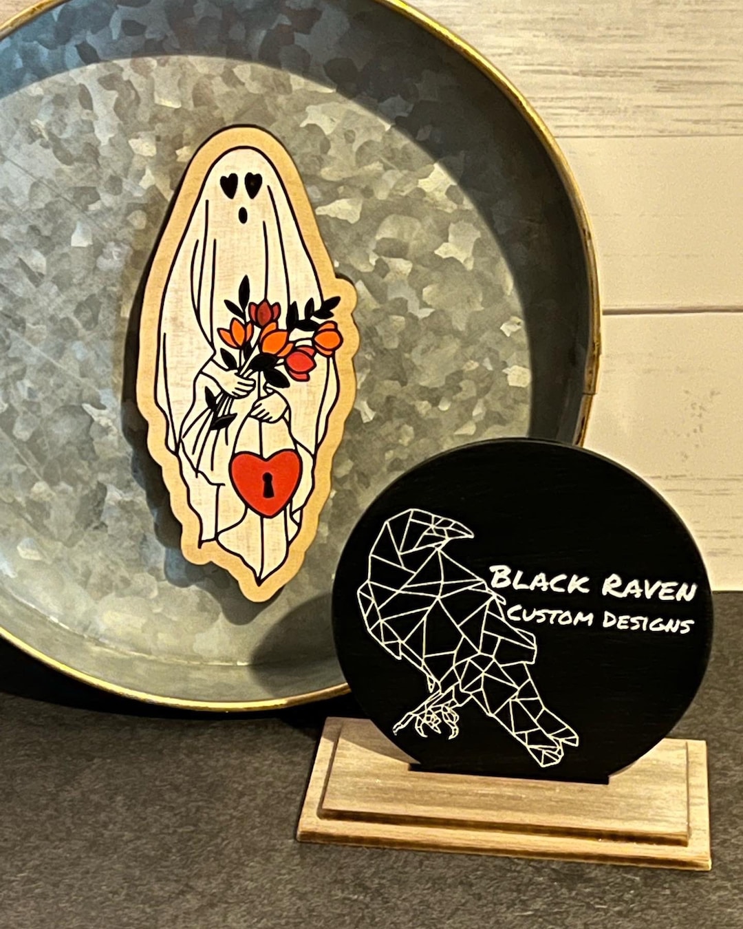 You Choose Wooden Inlay Ghost Magnets! Adorable Cute Wooden Magnets You ...
