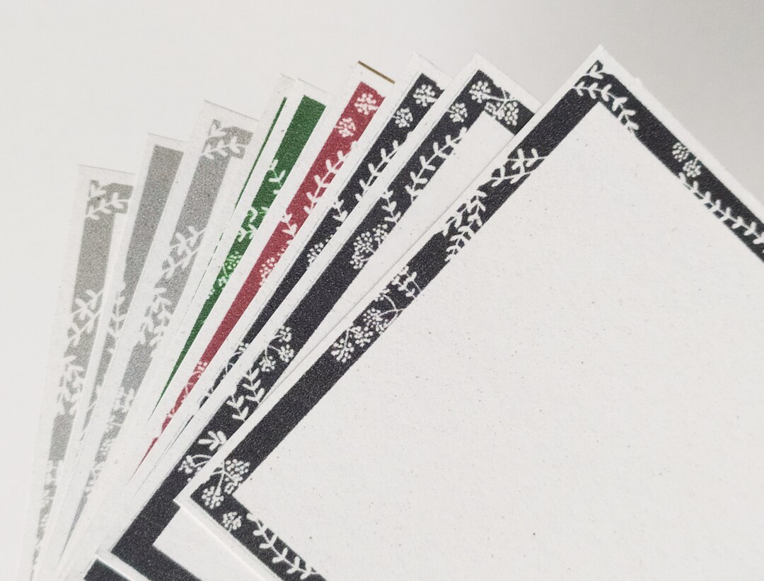 Zakka Style Labels - Cards - Etsy
