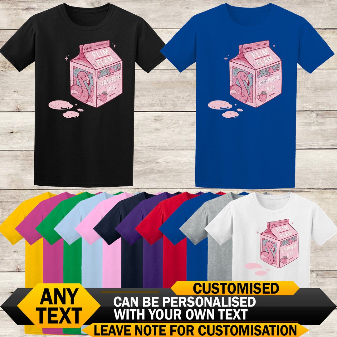 Flim Flam Strawberry Milk Carton Classic Funny Youtuber Kids - Etsy UK