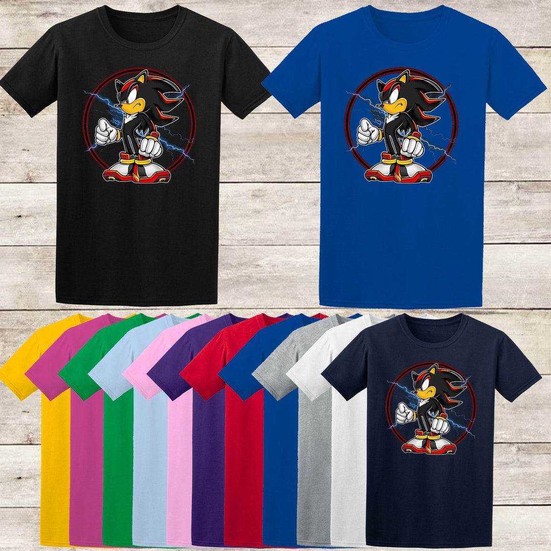 Shadow the Hedgehog Shirt Sonic Character Birthday Gift Kids - Etsy