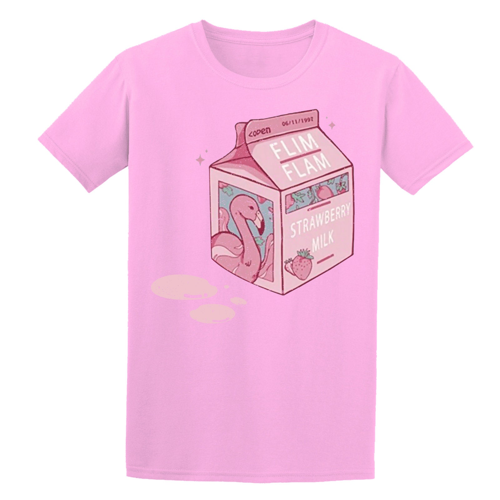 Flim Flam Strawberry Milk Carton Classic Funny Youtuber Kids - Etsy UK