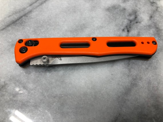 Benchmade Fact 417 G10 Custom Scales Solid Hunters Orange — Dragonfly ...