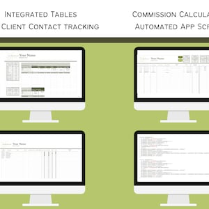 Insurance Agent Commission Tracker: Multi-advance Payment Spreadsheet ...