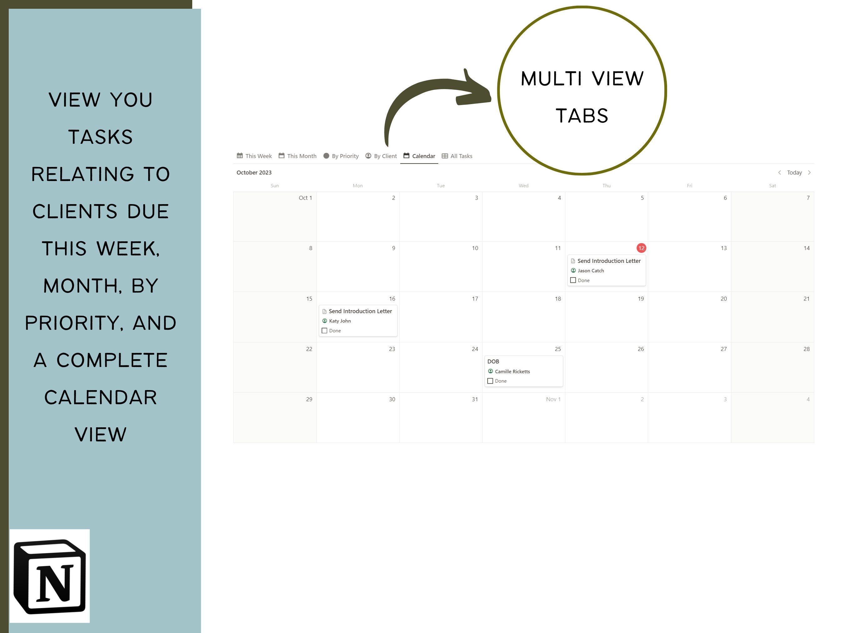 Ultimate CRM and Daily Planner for Insurance Agents | Notion Template ...
