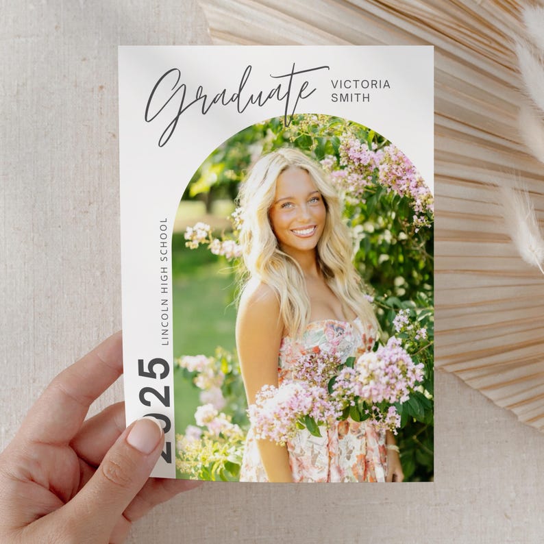 Graduation Party Invitation, 2025 Graduation Invitation, Senior Grad ...