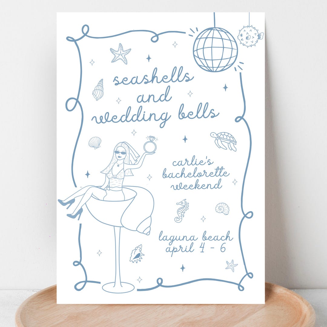 Seashells and Wedding Bells, Seashells and Wedding Bells Bachelorette ...