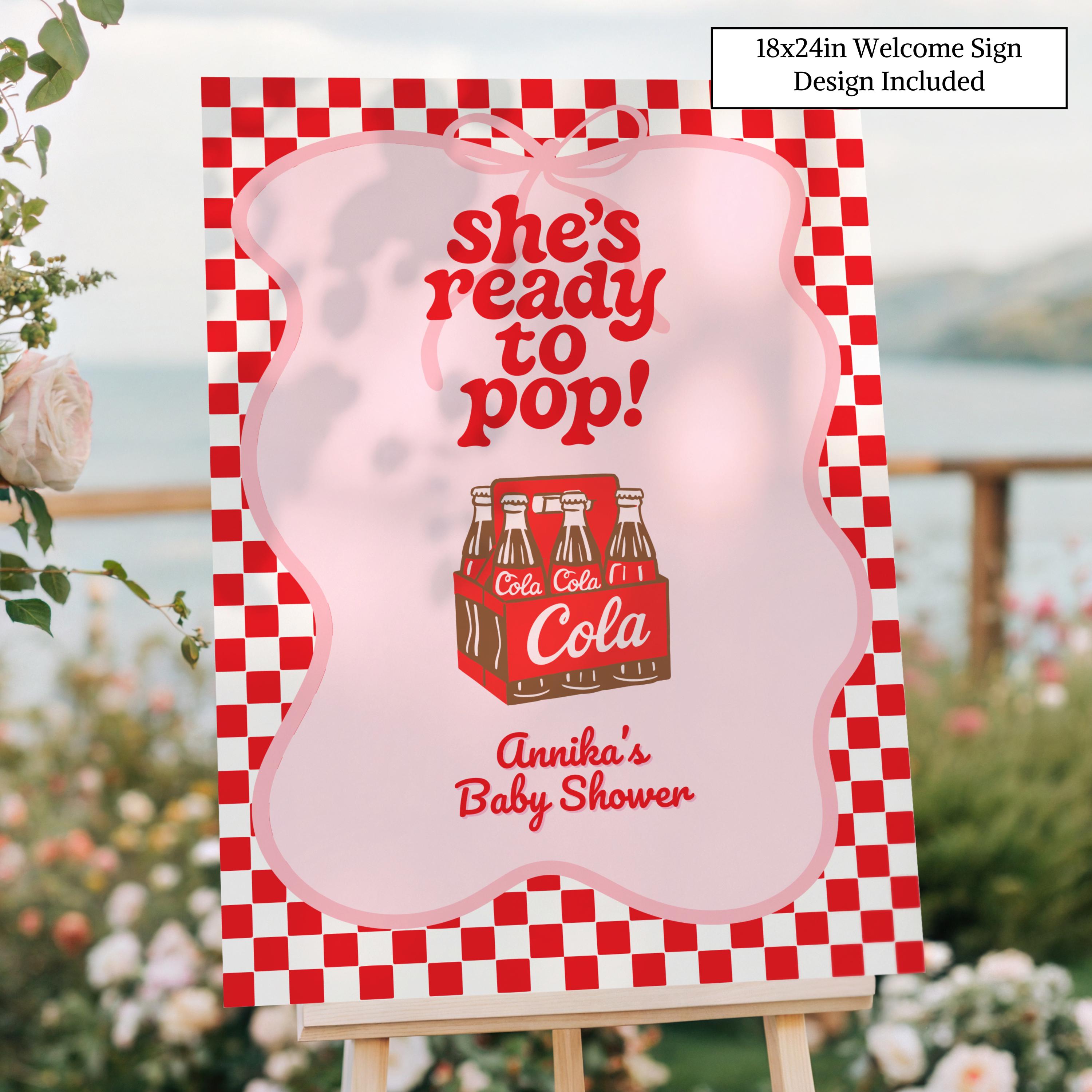 She's Ready to Pop Baby Shower Bundle, Ready to Pop Baby Shower, Ready ...