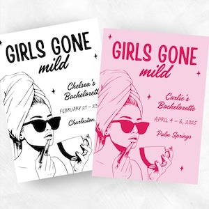 Girls Gone Mild Bachelorette Invite, Girls Gone Mild Invitation, 2025 ...