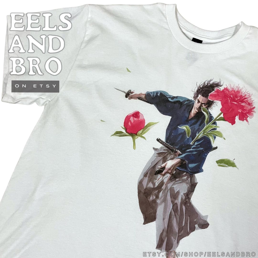 Musashi FLOWERS VAGABOND T-shirt (multiple Cotton Options) - Etsy UK