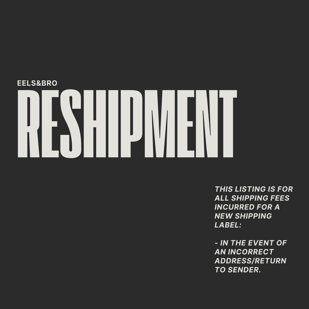 RESHIPMENT - Etsy