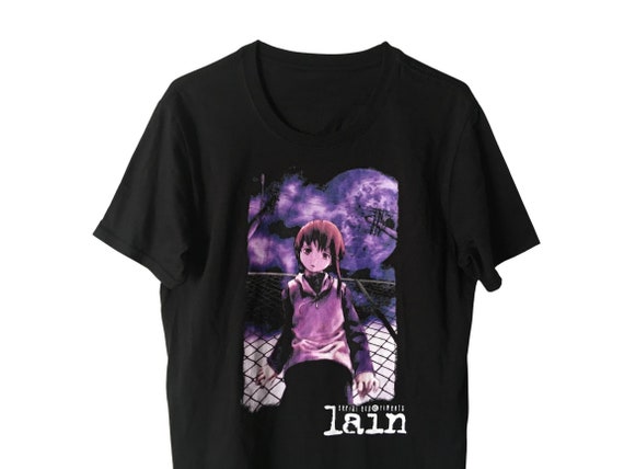 LAIN / Serial Experiments Lain BLACK T-shirt | Etsy