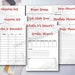 Printable Planner Pages, Weekly Planner, Monthly Planner, Menu Planner ...