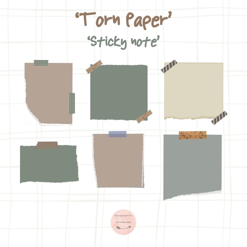 Torn Paper Png Sticky Note, Rip Paper Png, Torn Paper Clipart, Digital ...