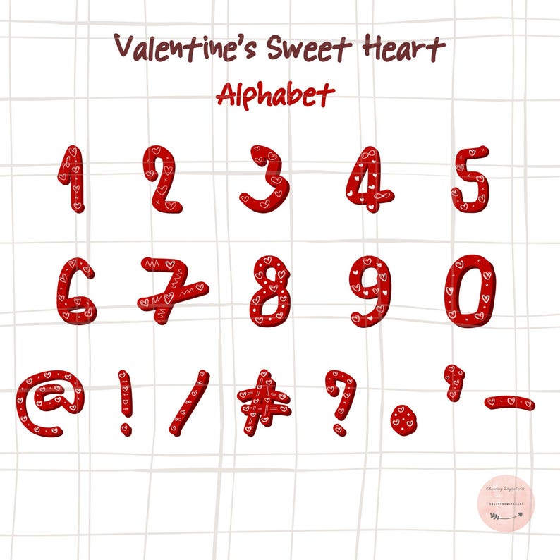 Valentine Alphabet PNG, Alphabet Sublimation, Alphabet Letters Bundle ...