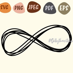 Infinity Svg Forever Svg Infinity Png Handdrawn Doodle | Etsy