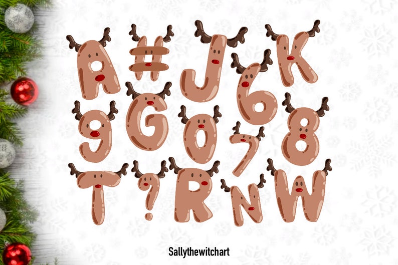 Christmas Alphabet PNG Alphabet Sublimation Alphabet Letters - Etsy