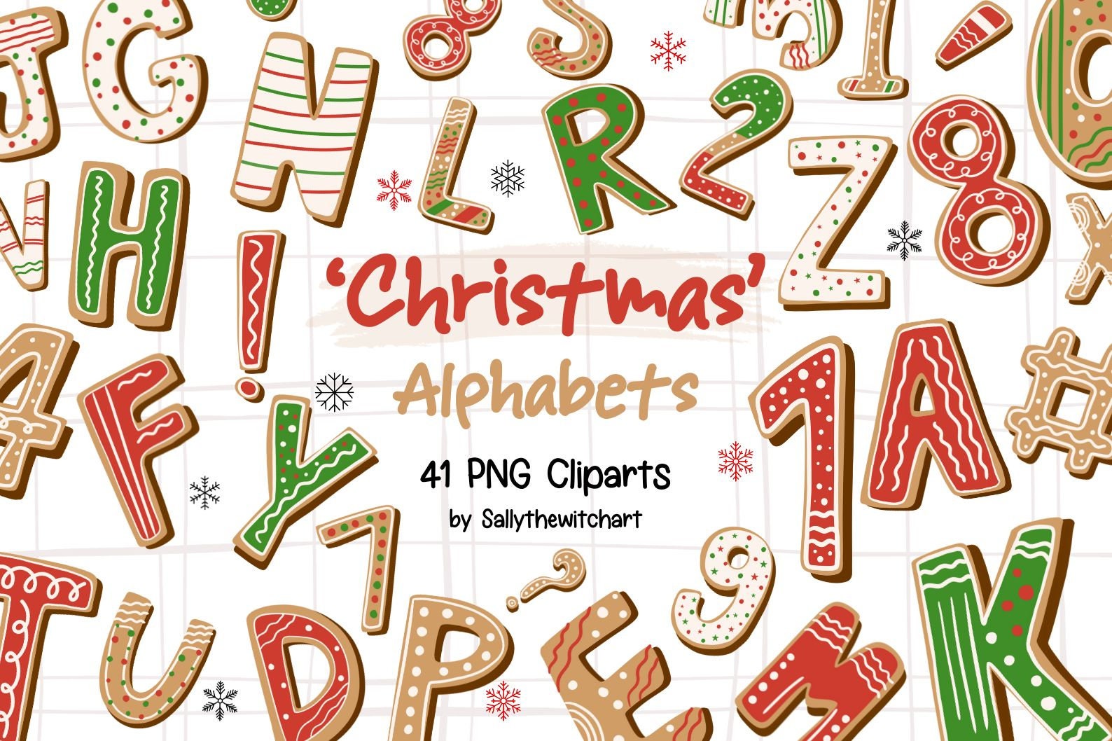 Christmas Alphabet PNG, Alphabet Sublimation, Alphabet Letters Bundle ...