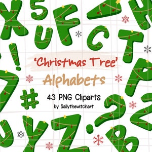 Christmas Alphabet PNG Alphabet Sublimation Alphabet Letters - Etsy