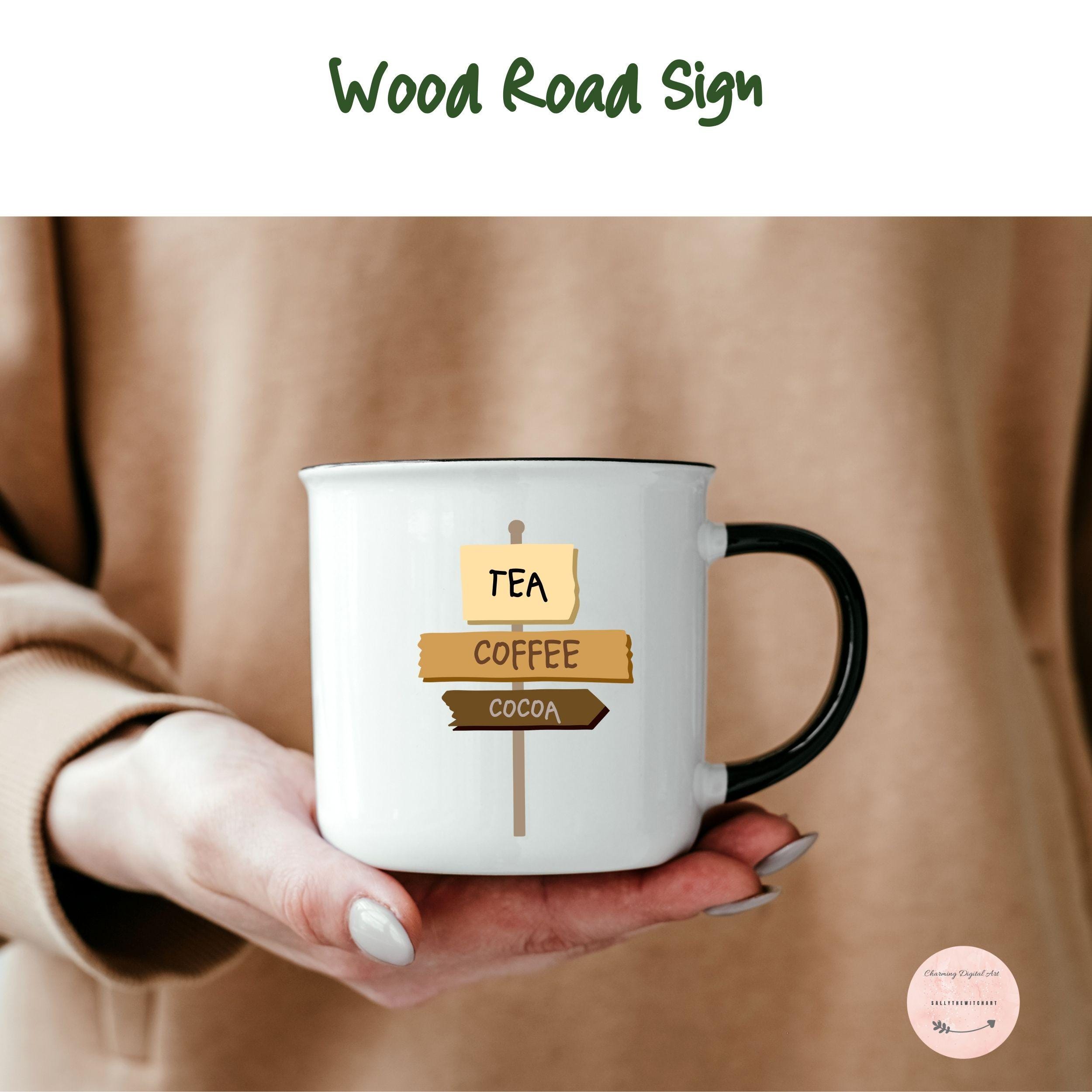 Street Sign Clipart PNG, Rustic Road Signage, Wood Street Sign, Digital ...