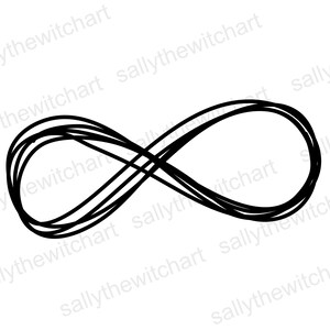 Infinity svg forever svg infinity png handdrawn doodle | Etsy