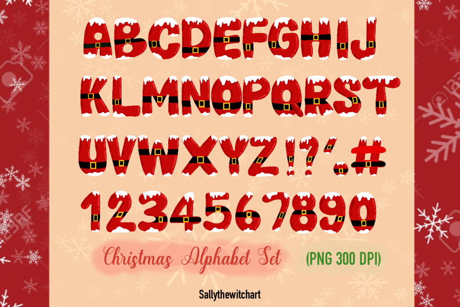 Christmas Alphabet PNG Alphabet Sublimation Alphabet Letters - Etsy