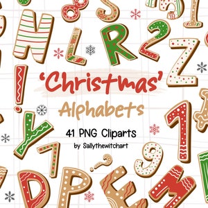Christmas Alphabet PNG, Alphabet Sublimation, Alphabet Letters Bundle ...