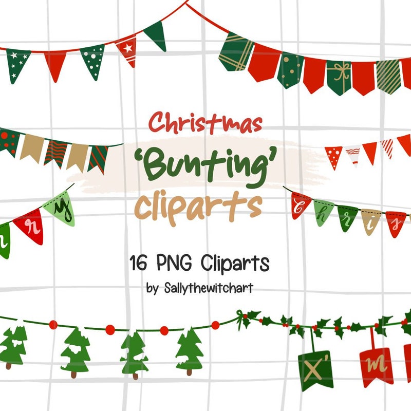Christmas Bunting - Etsy