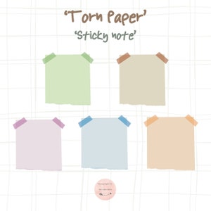 Torn Paper Png Sticky Note, Rip Paper Png, Torn Paper Clipart, Digital ...