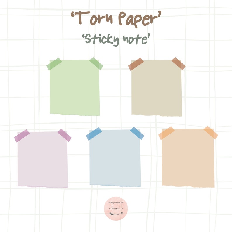 Torn Paper Png Sticky Note, Rip Paper Png, Torn Paper Clipart, Digital ...