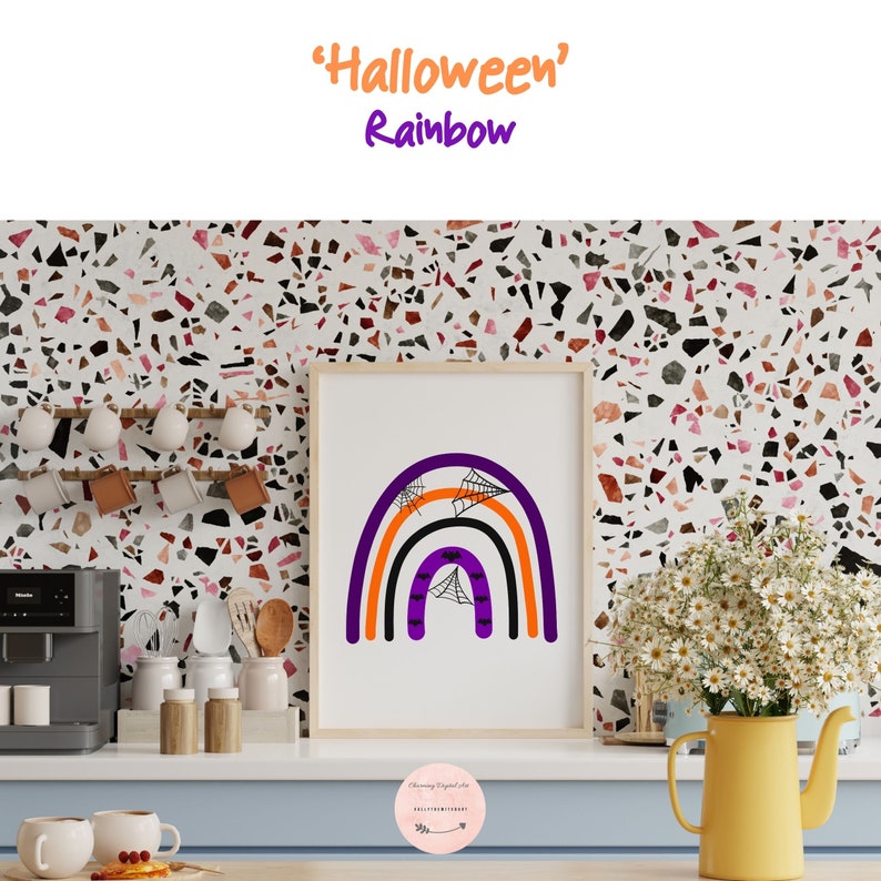 Halloween Rainbow PNG Clipart Bundle Set - Etsy