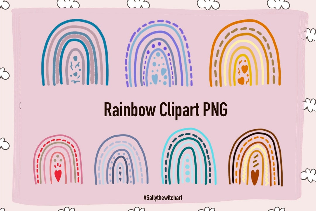Rainbow Clipart Commercial Use, Rainbow Png, Rainbow Clip Art, Rainbow ...