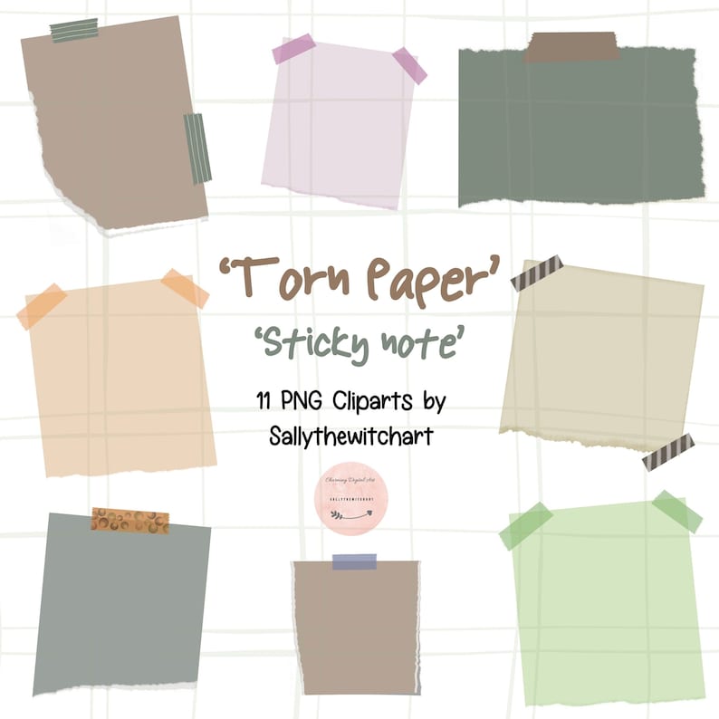 Torn Paper Png Sticky Note, Rip Paper Png, Torn Paper Clipart, Digital ...