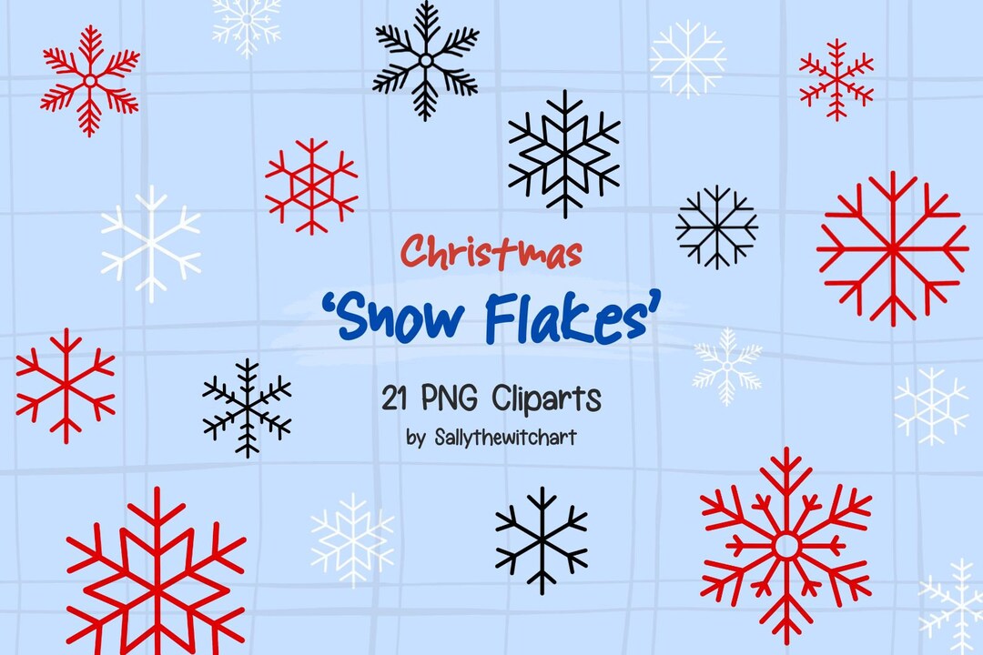 Christmas Winter Snow Flake PNG Clipart - Etsy