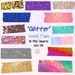 Glitter Theme Clipart Washi Tape Digital Sticker PNG - Etsy