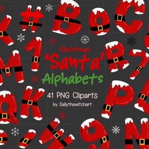Christmas Alphabet PNG, Alphabet Sublimation, Alphabet Letters Bundle ...