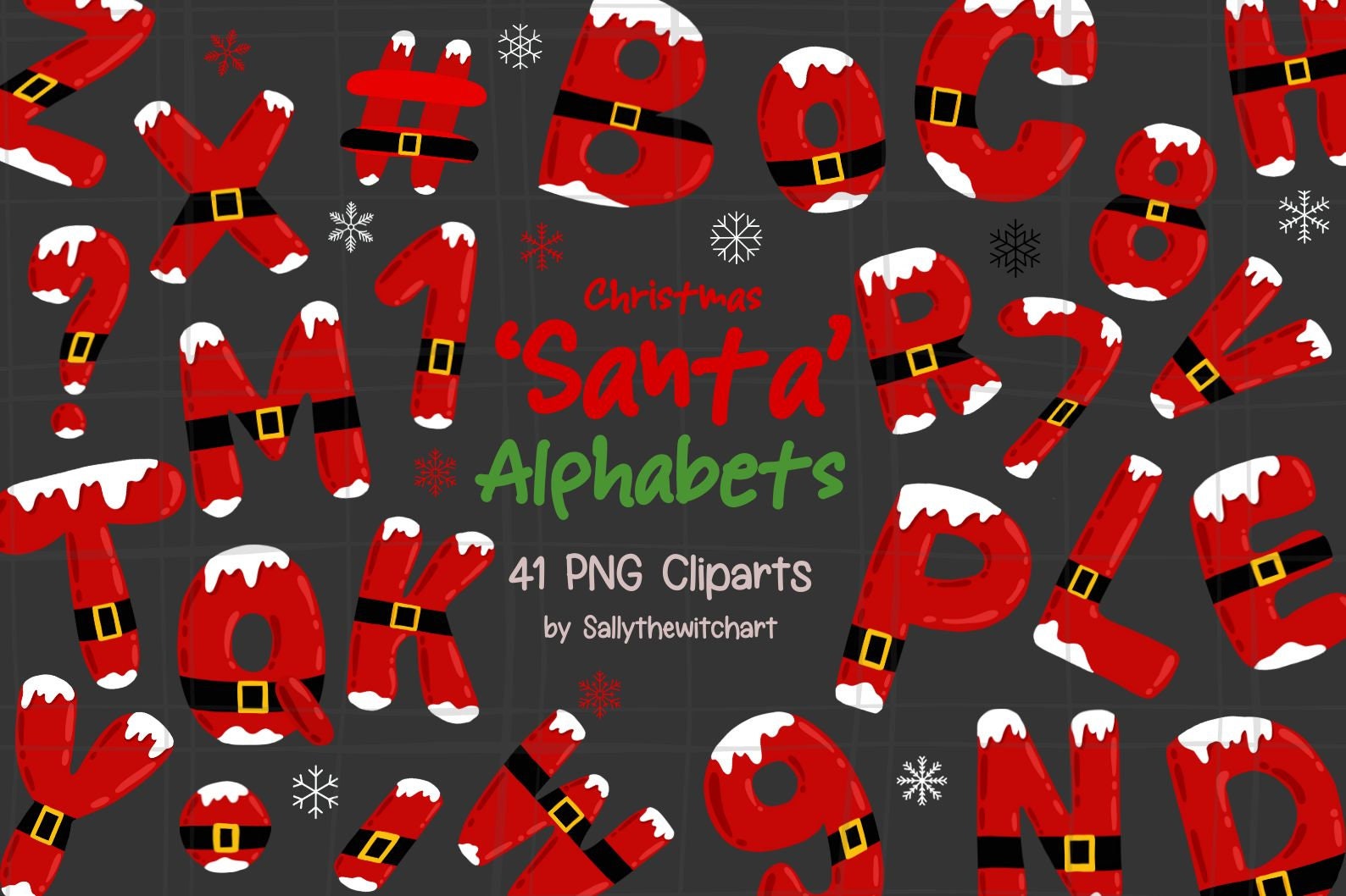 Christmas Alphabet PNG, Alphabet Sublimation, Alphabet Letters Bundle ...