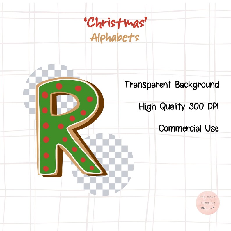 Christmas Alphabet PNG, Alphabet Sublimation, Alphabet Letters Bundle ...