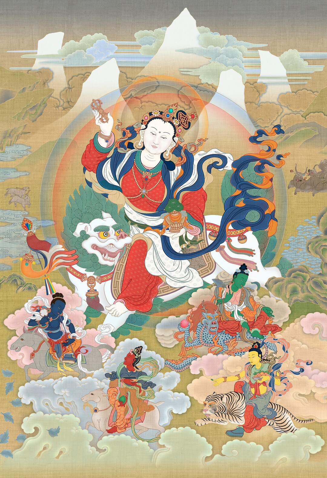 The Five Tseringmas - Etsy